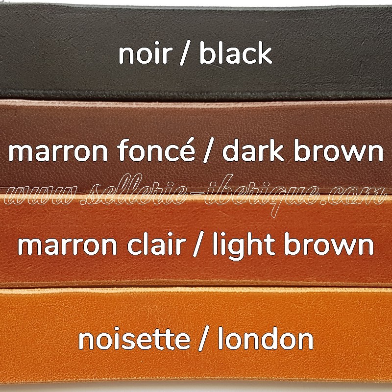 Leather english girth adapter for vaquera saddle