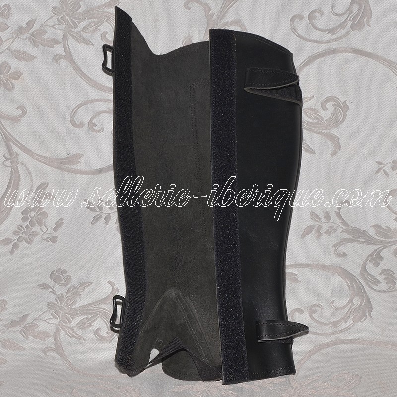 Half-chaps full grain leather Con Cuero