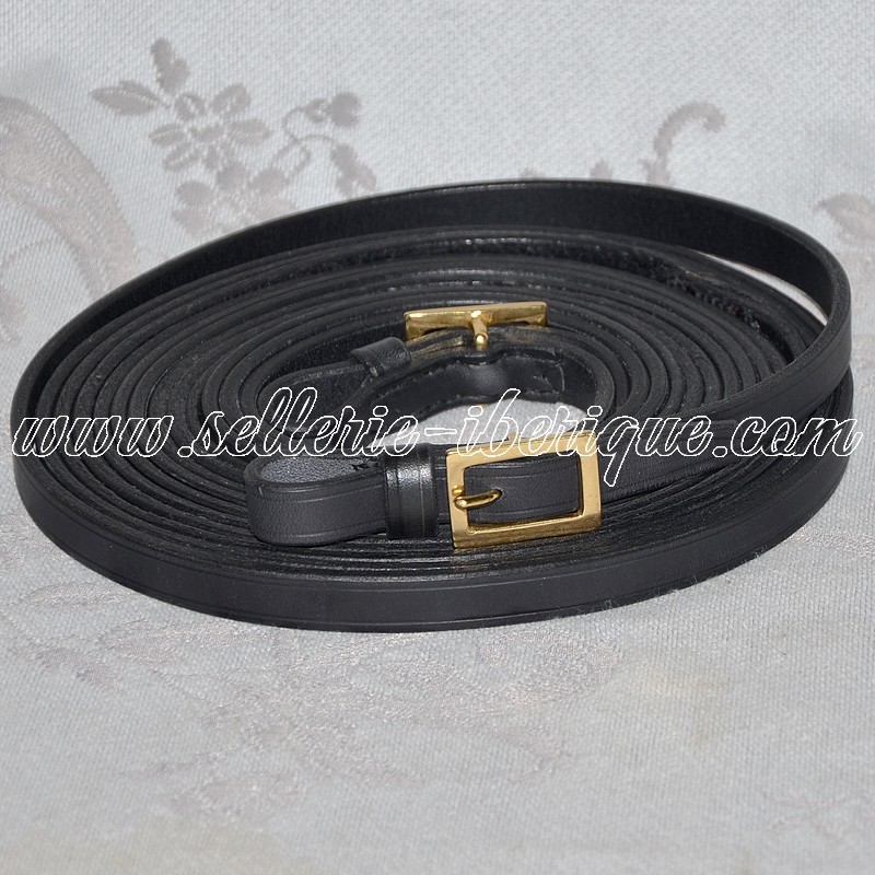 Leather long reins 2x3m PEDRO LOPES "recta"