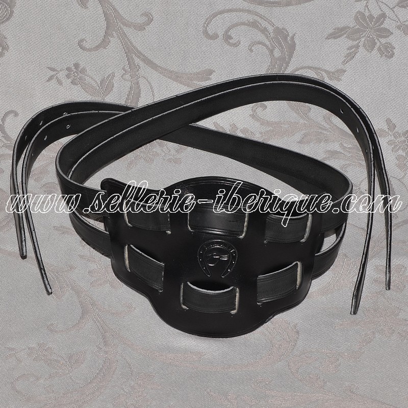 Leather english girth adapter for vaquera saddle