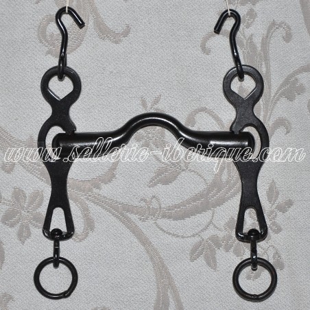 Bit portuguese port mouthpiece black