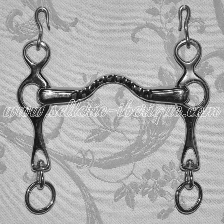 Bit portuguese port mouthpiece stainless steel