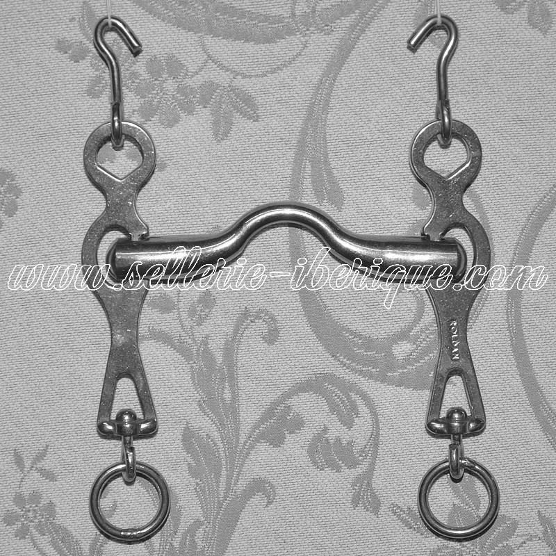 Bit portuguese port mouthpiece stainless steel