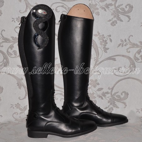 Leather riding boots Fellini - Top 1409