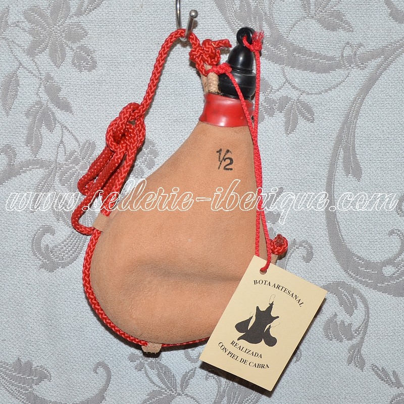 Outre à vin en peau de chèvre 1 litre