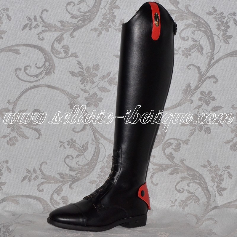 Leather riding boots Fellini - Top 1707