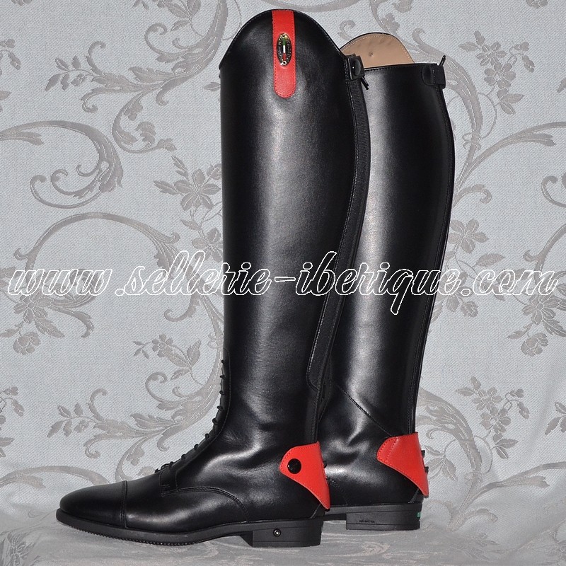 Leather riding boots Fellini - Top 1707
